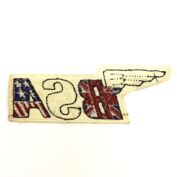 BSA | Accessories | Vintage Bsa Motorcycle Embroidered Patch | Poshmark